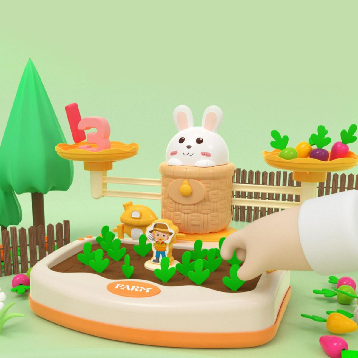 Rabbit Carrot Math Balance Toy Set – BLaLa Toy