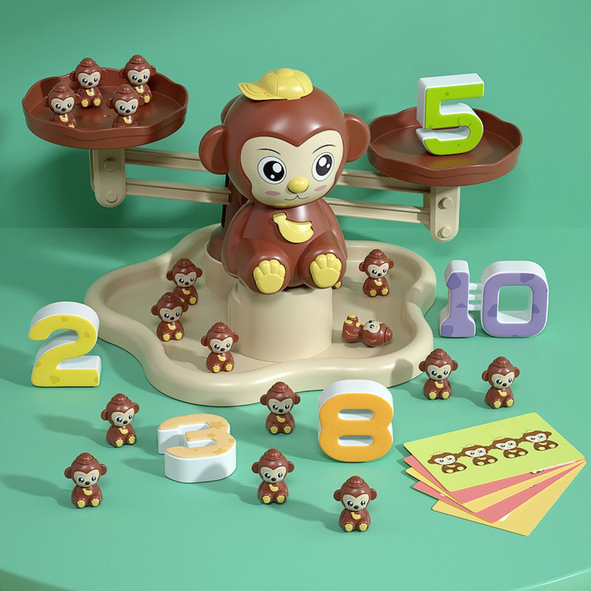Monkey Math Balance Toy with Voice – BLaLa Toy